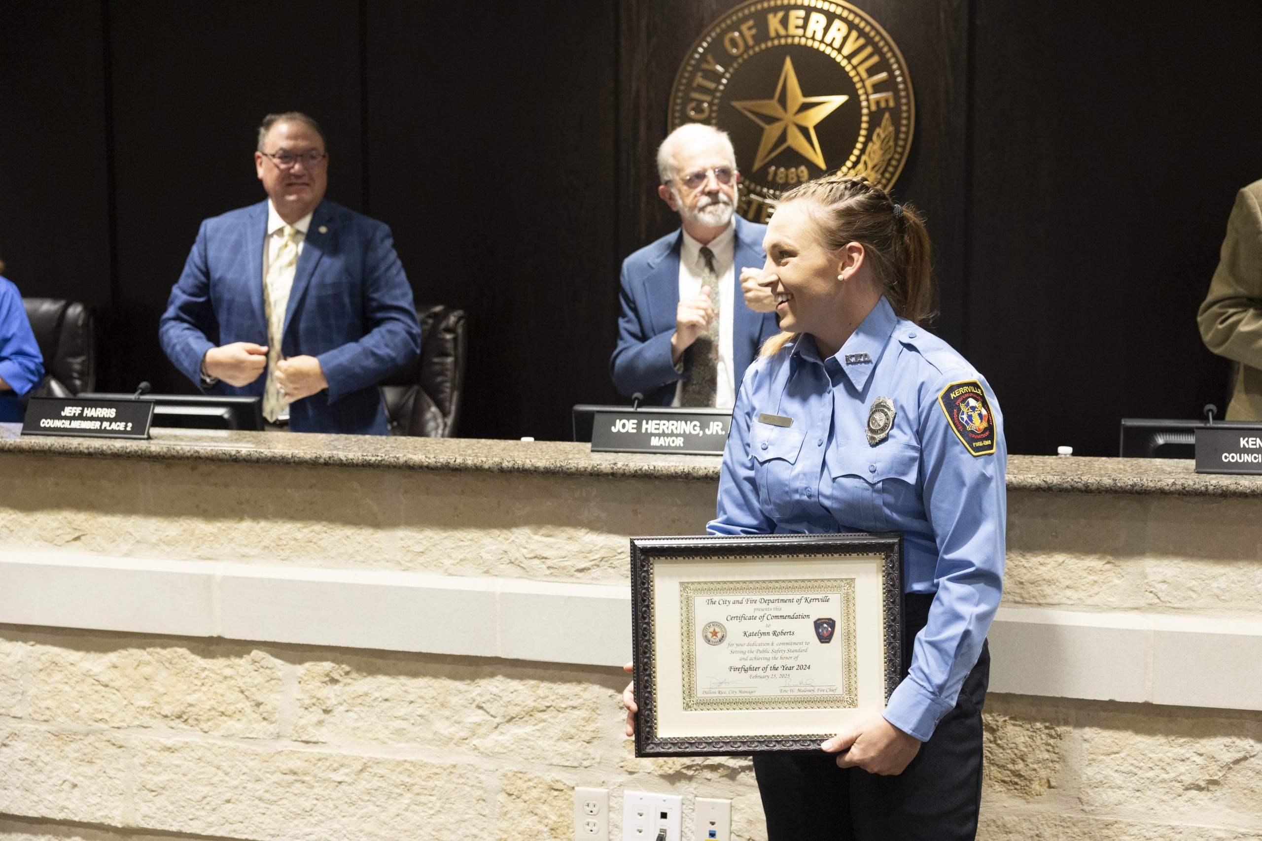 Kerrville firefighters honored for their work, heroism – The Kerr ...