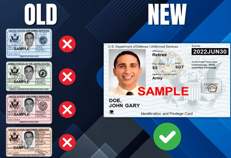 Military retirees, dependents must replace ID cards by 2026 – The Kerr ...