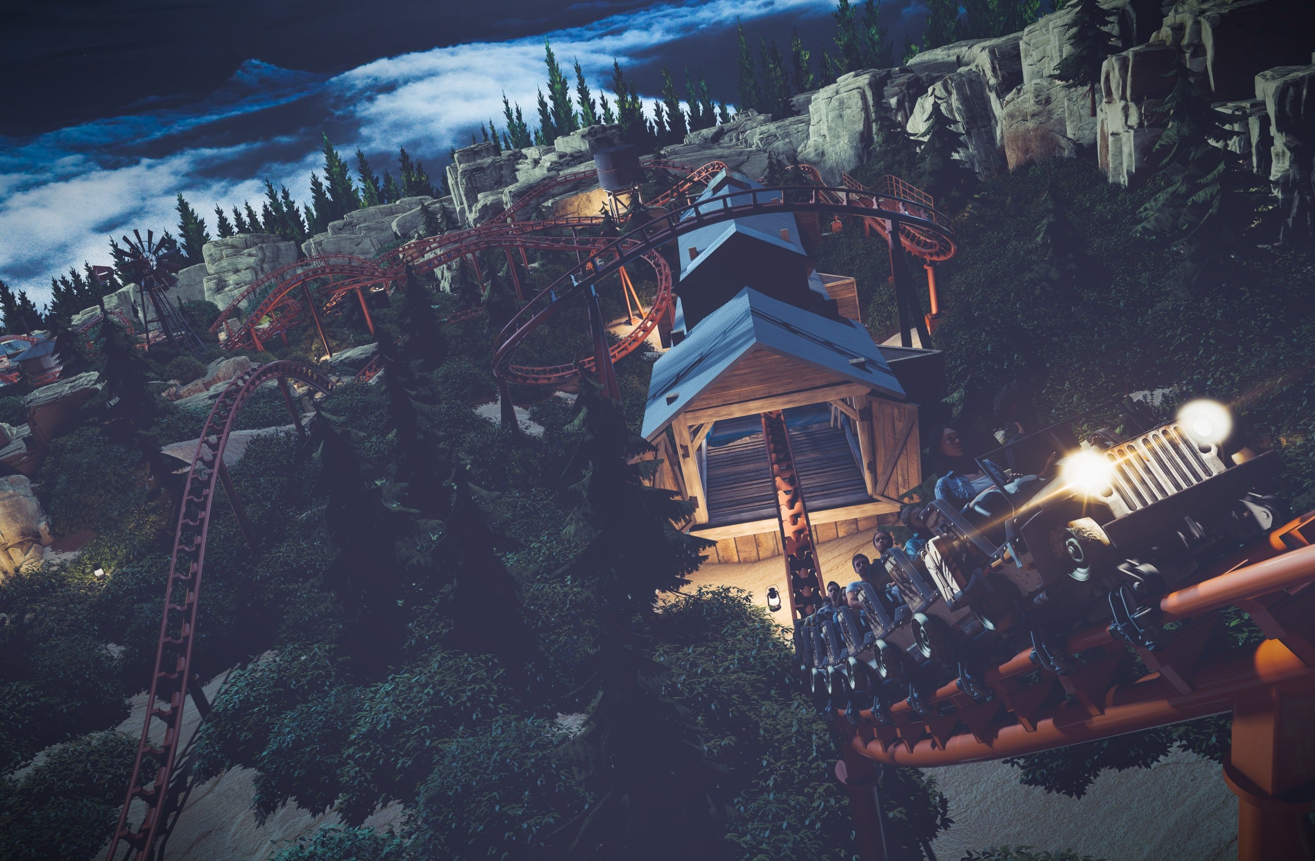 Six Flags Fiesta Texas unveils Werewolf Gorge, set to open in 2027 ...