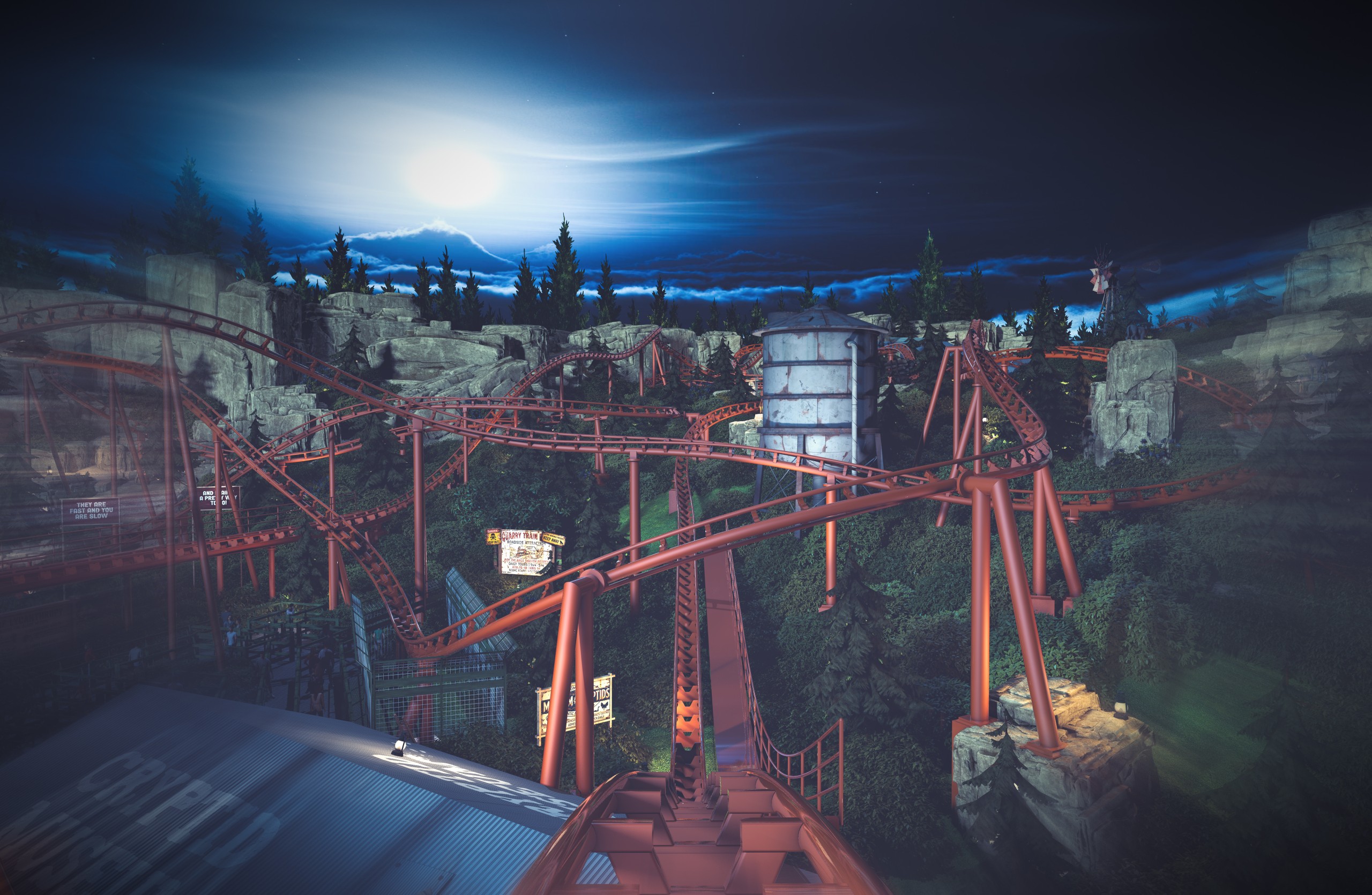 Six Flags Fiesta Texas unveils Werewolf Gorge, set to open in 2027 ...